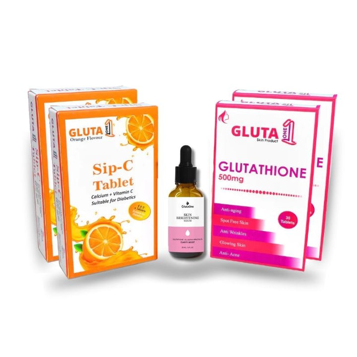 Gluta One Best Skin Whitening Capsules/Tablets - Permanent Skin ...